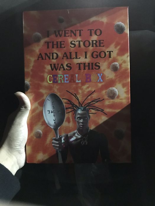 Travis Scott Travis Scott Cereal Box | Grailed Travis Scott Travis Scott Cereal Box | Grailed