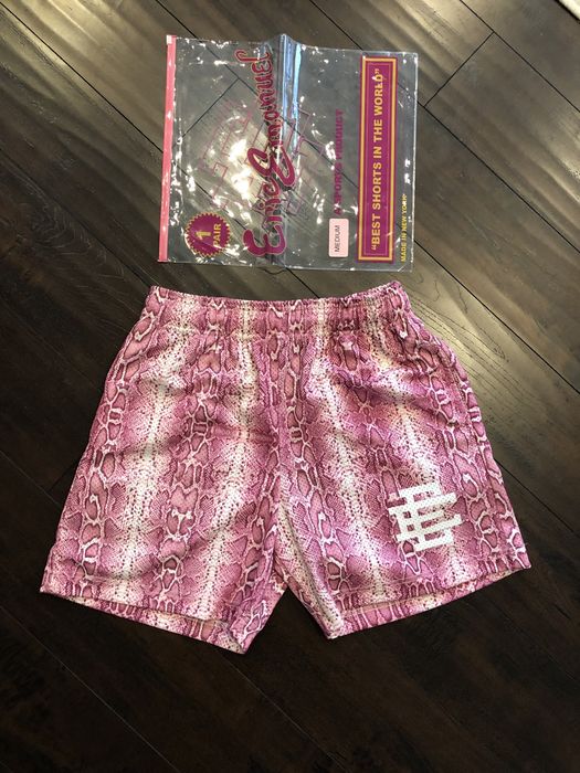 Eric Emanuel Eric Emanuel Pink Snakeskin Shorts | Grailed