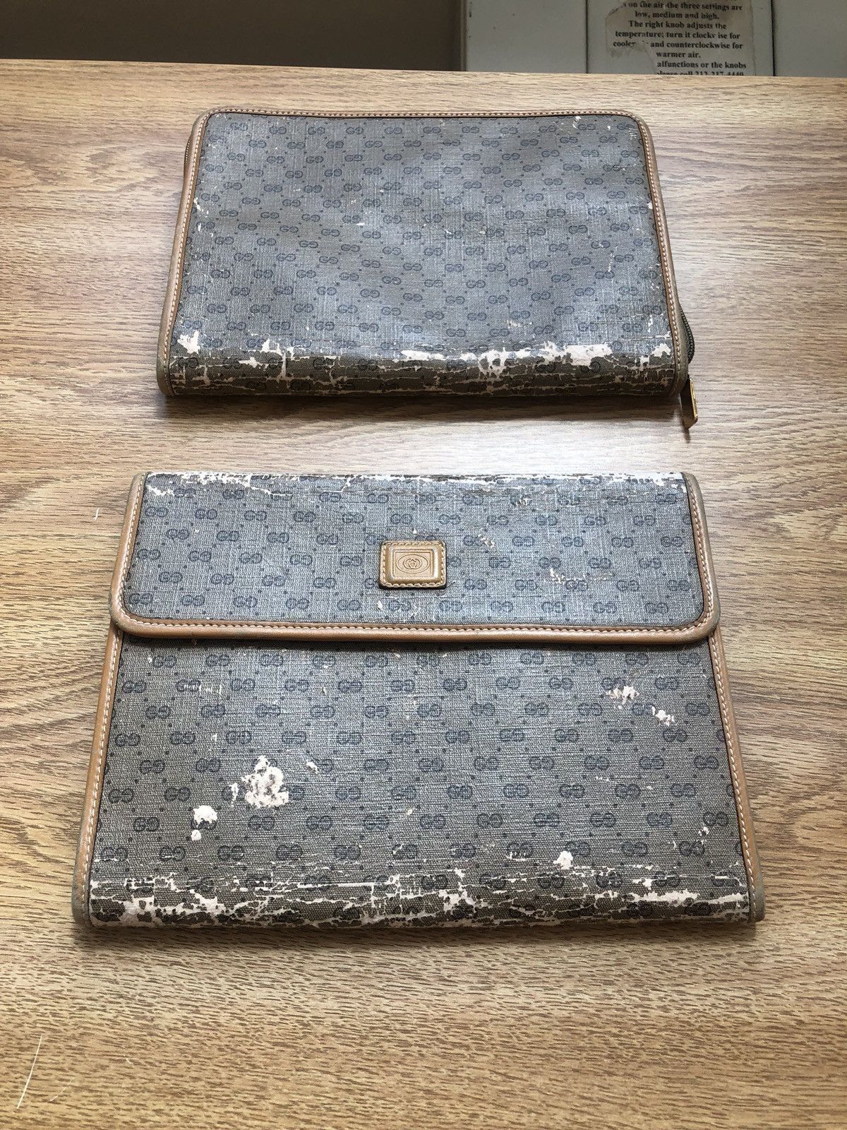 Gucci VINTAGE GUCCI JOURNAL / WALLET / CLUTCH 10K Gold Cross Pen | Grailed