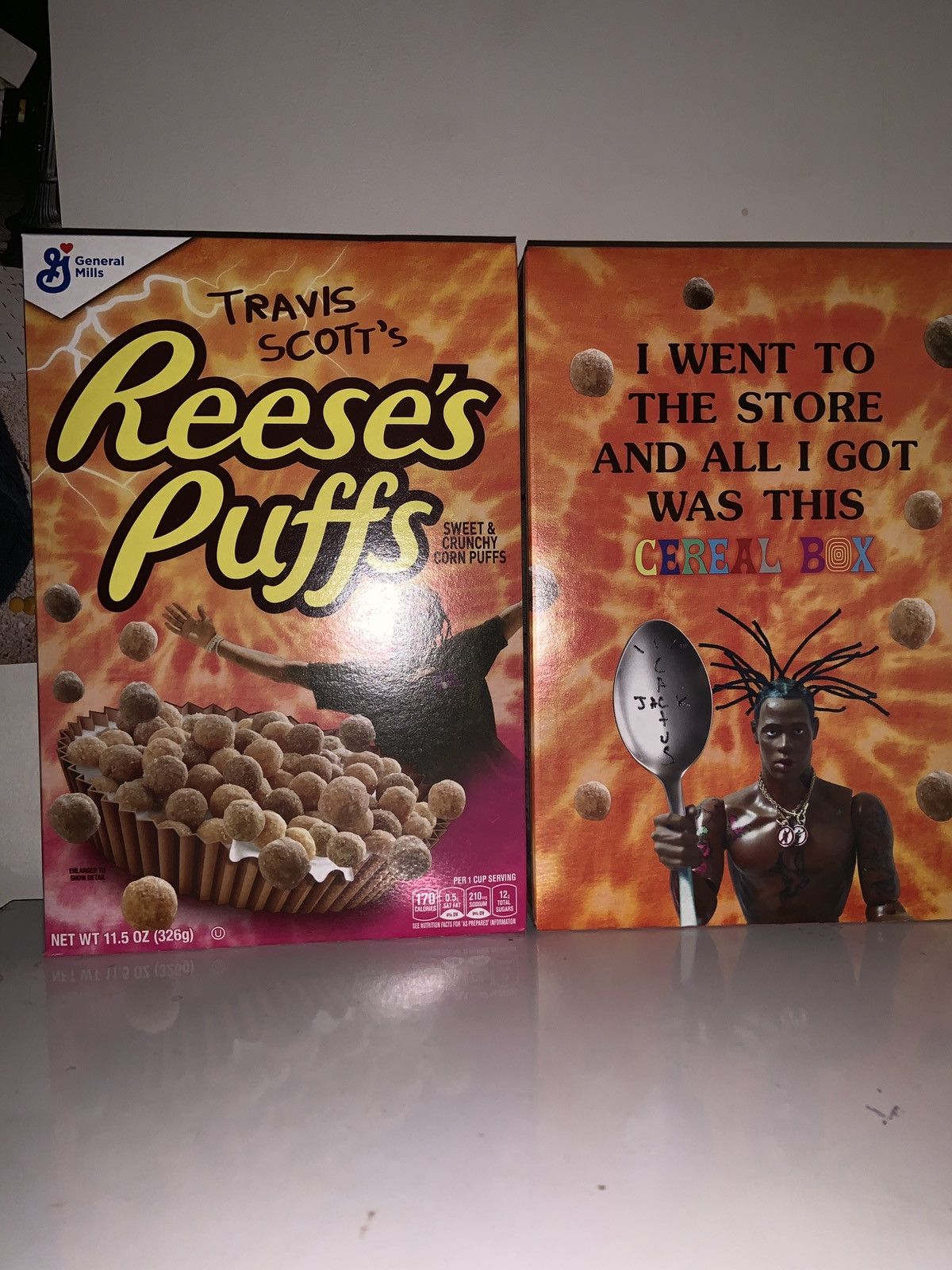 Travis Scott Travis Scott cereal regular sized box | Grailed