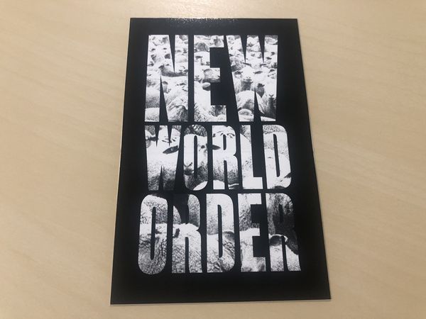Supreme SS/07 Supreme NWO New World Order Sticker | Grailed