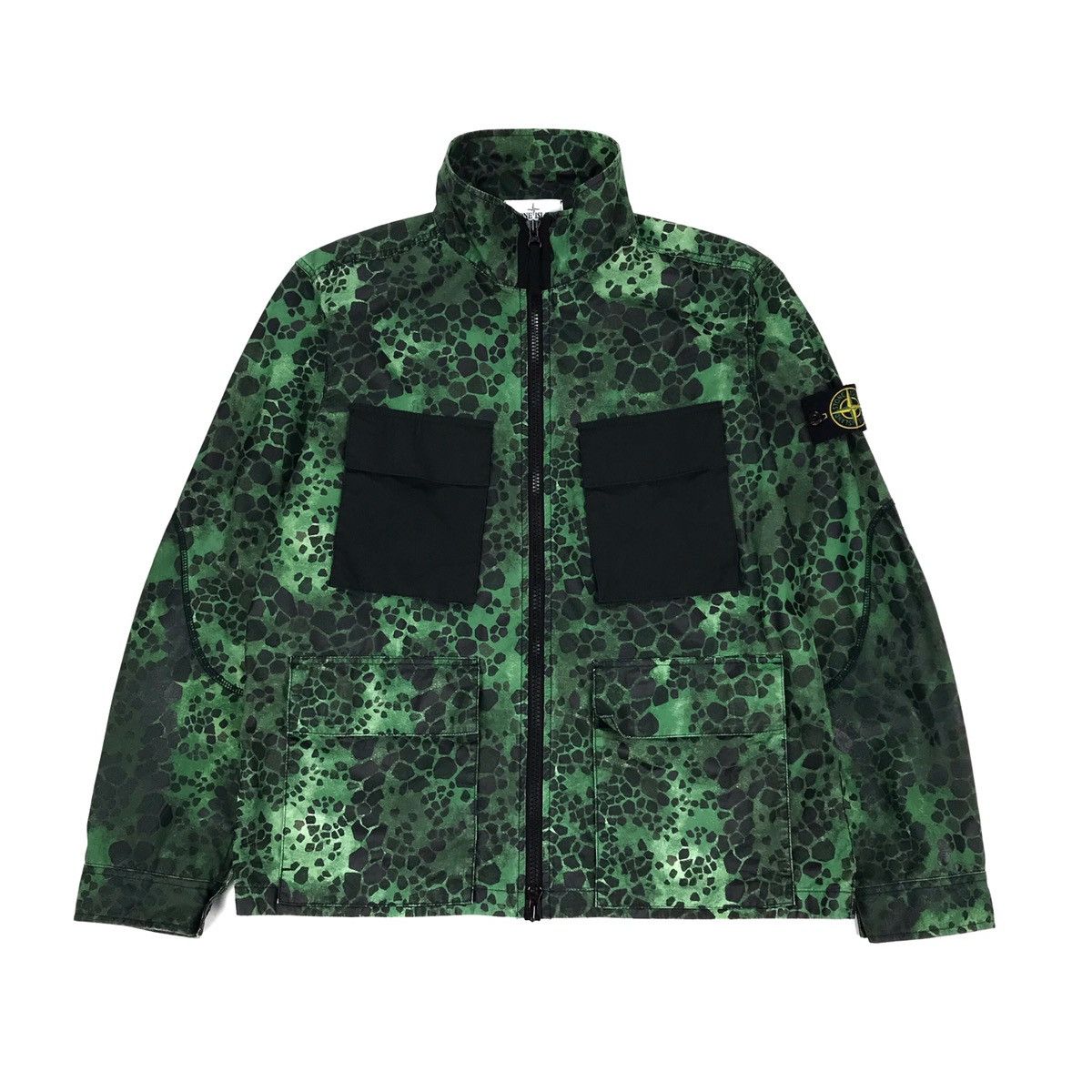 Stone Island Authentic Stone Island 50 Fili Aligator Camo Jacket | Grailed