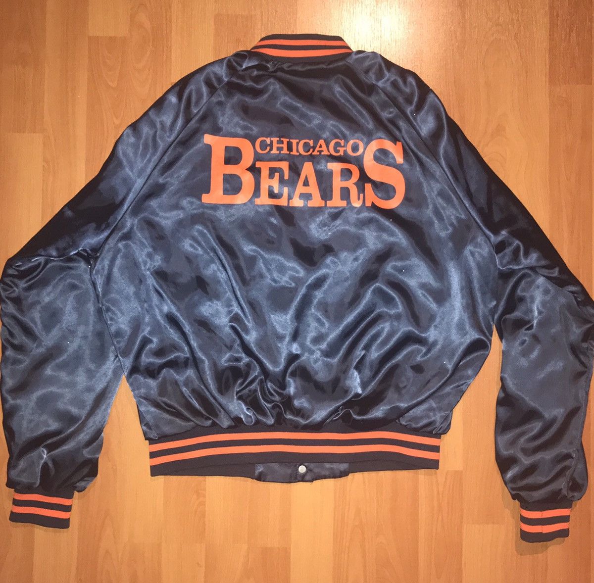Chalk Line × NFL × Vintage Vintage Chicago Bears Satin Jacket by Chalk ...