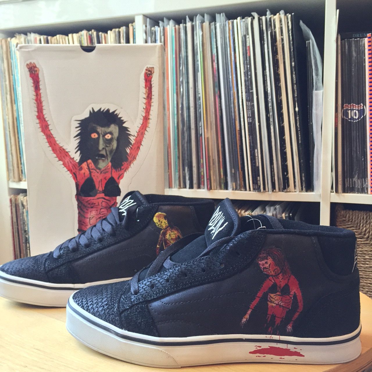 Vans Neckface No Skool 2 Mid Black | Grailed