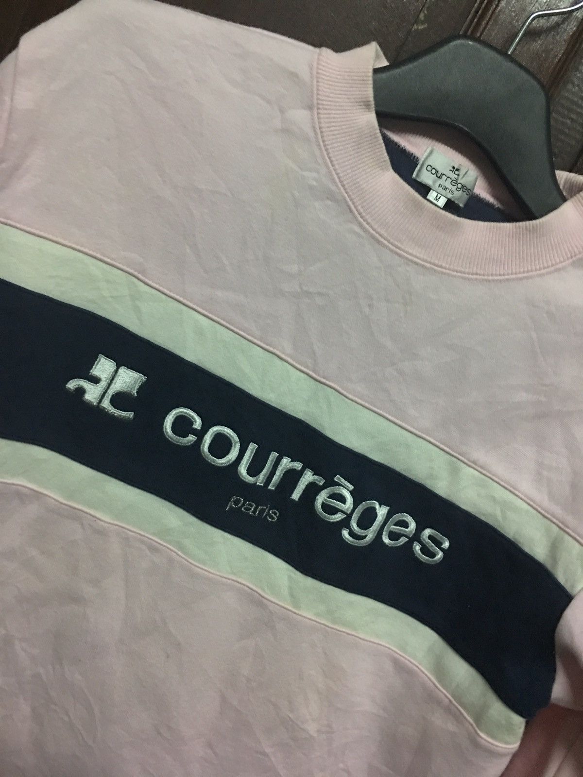 Andre Courreges × Courreges Nice Design COURREGES PARIS big logo design ...