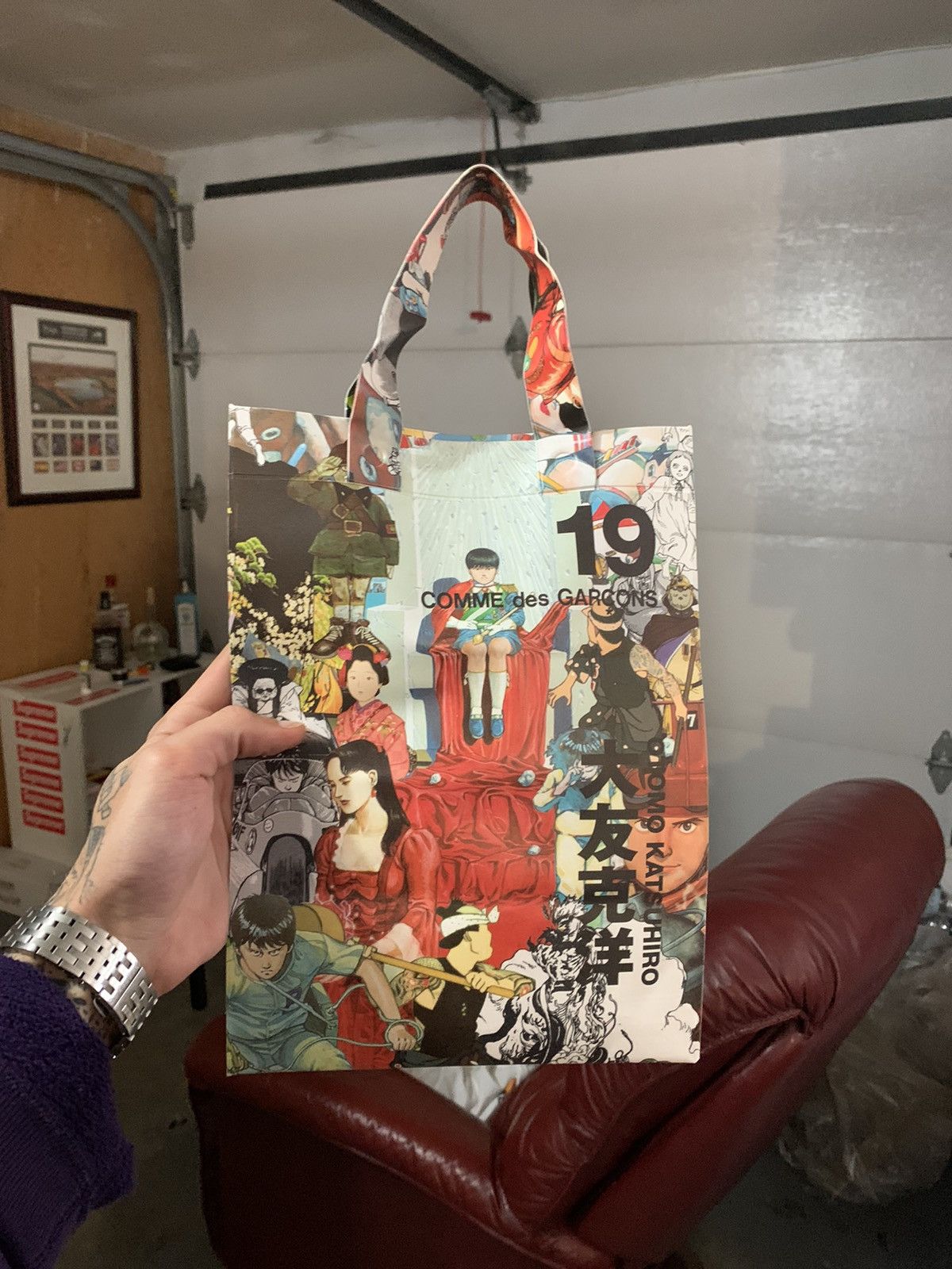 Comme des Garcons Akira Hand Bag Tote Anime Katsuhiro Otomo Japan Ltd ...