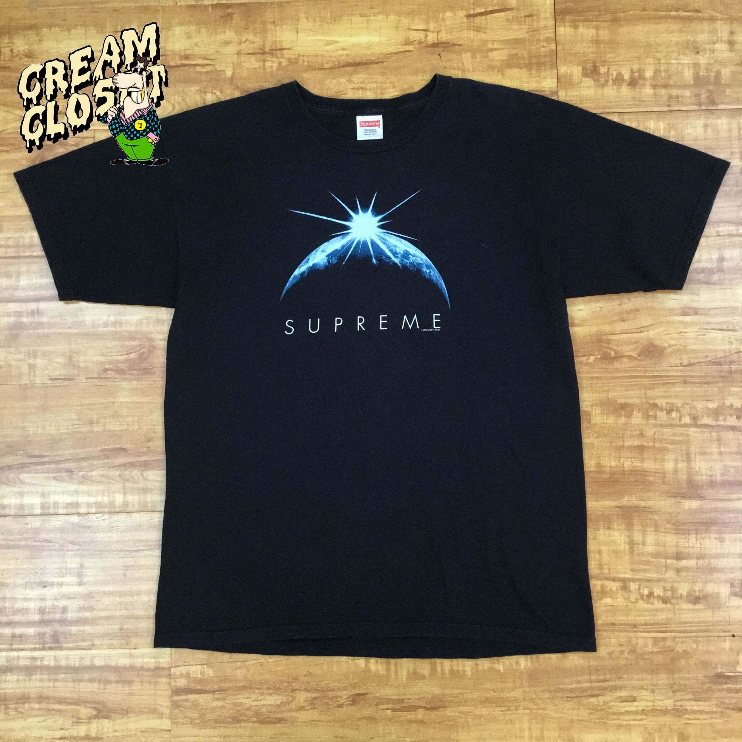 Supreme FW12 2012 SUPREME SUNRISE TEE IN BLACK | Grailed