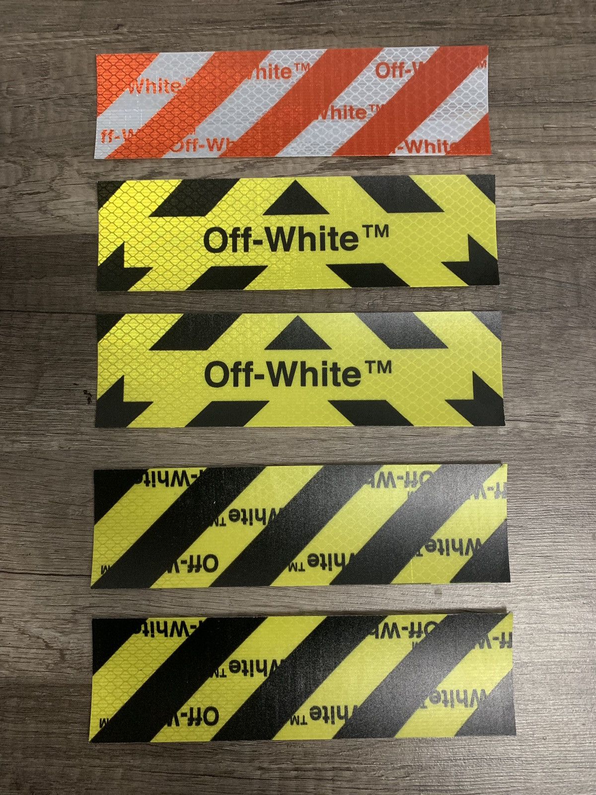 Off-White Off-white Reflective Sticker | Grailed