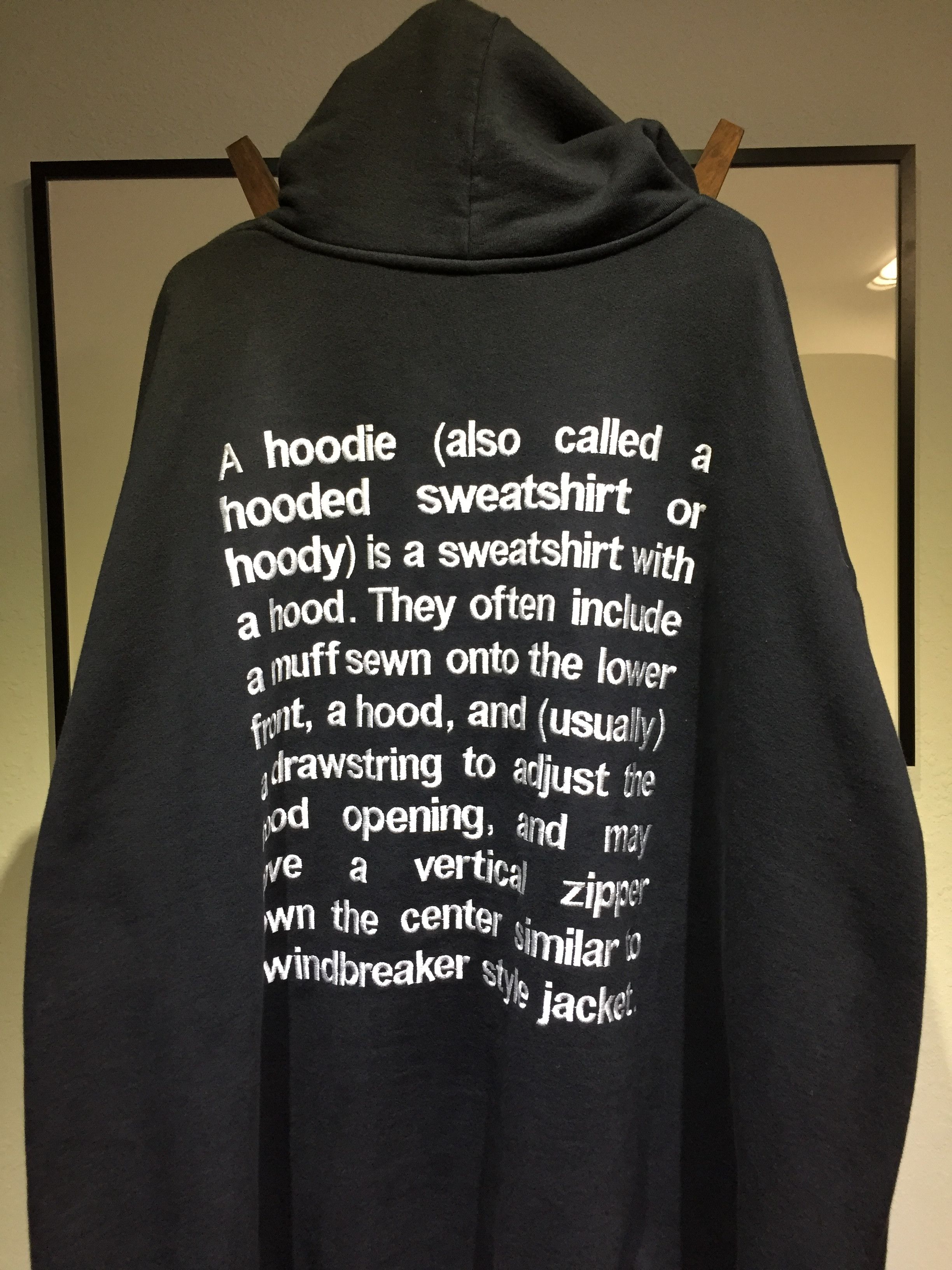 Vetements Definition Oversized Hoodie | Grailed