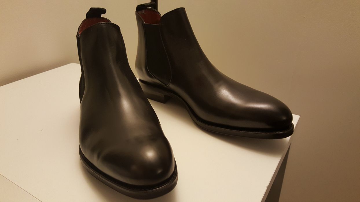 Carmina Black Chelsea Boots | Grailed