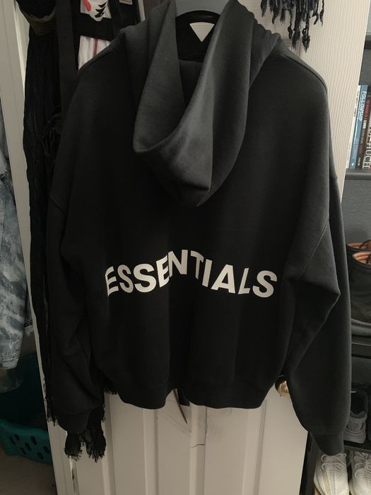 Pacsun OG Essentials black logo hoodie | Grailed