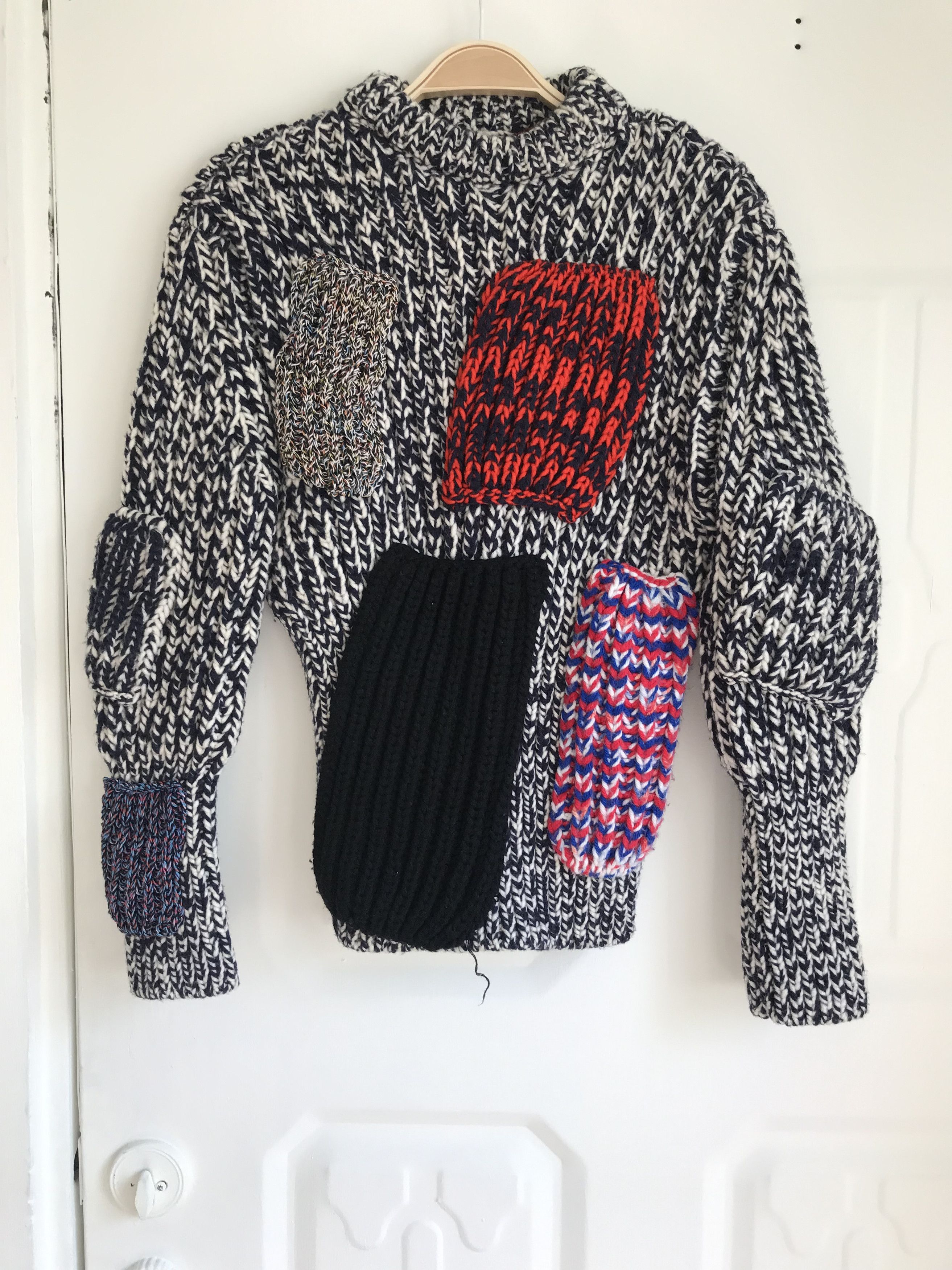 Raf Simons × Sterling Ruby Raf Simons Sterling Ruby chunky knits ...