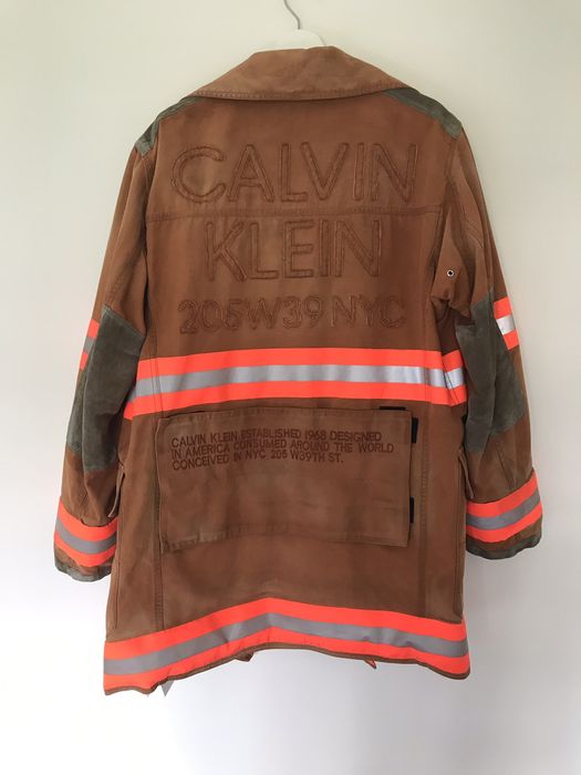 Raf Simons Calvin Klein 205W39NYC Runway Fireman Jacket | Grailed