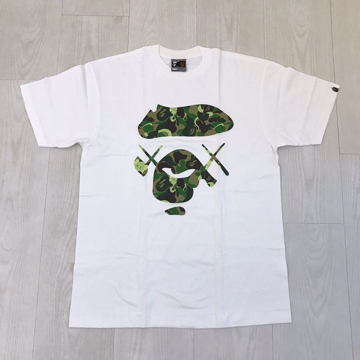 Bape Bape Kaws T shirt bathing ape Nigo Pharrell Kanye Ian Tee | Grailed