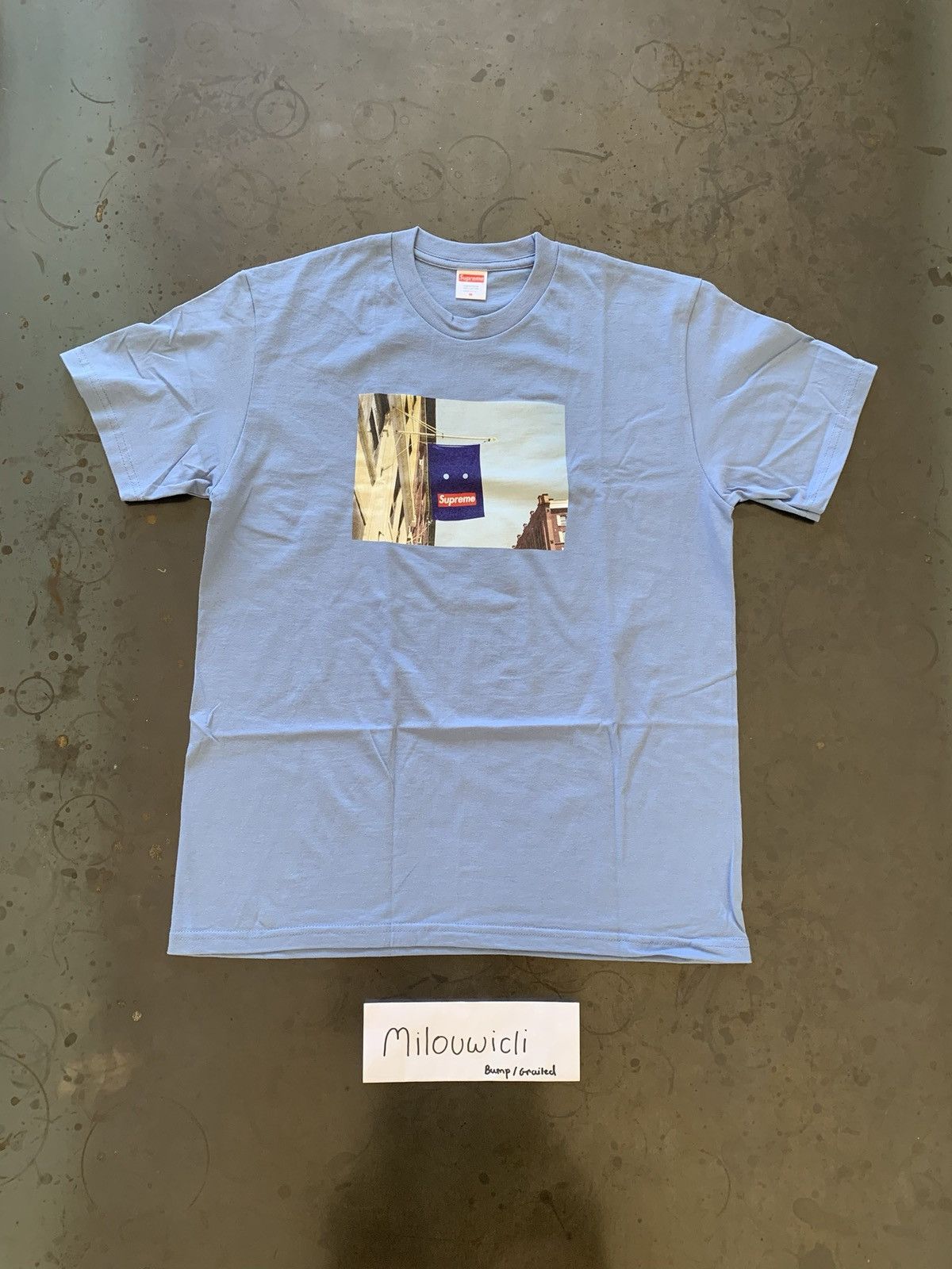 Supreme Supreme Banner Tee Box Logo | Grailed