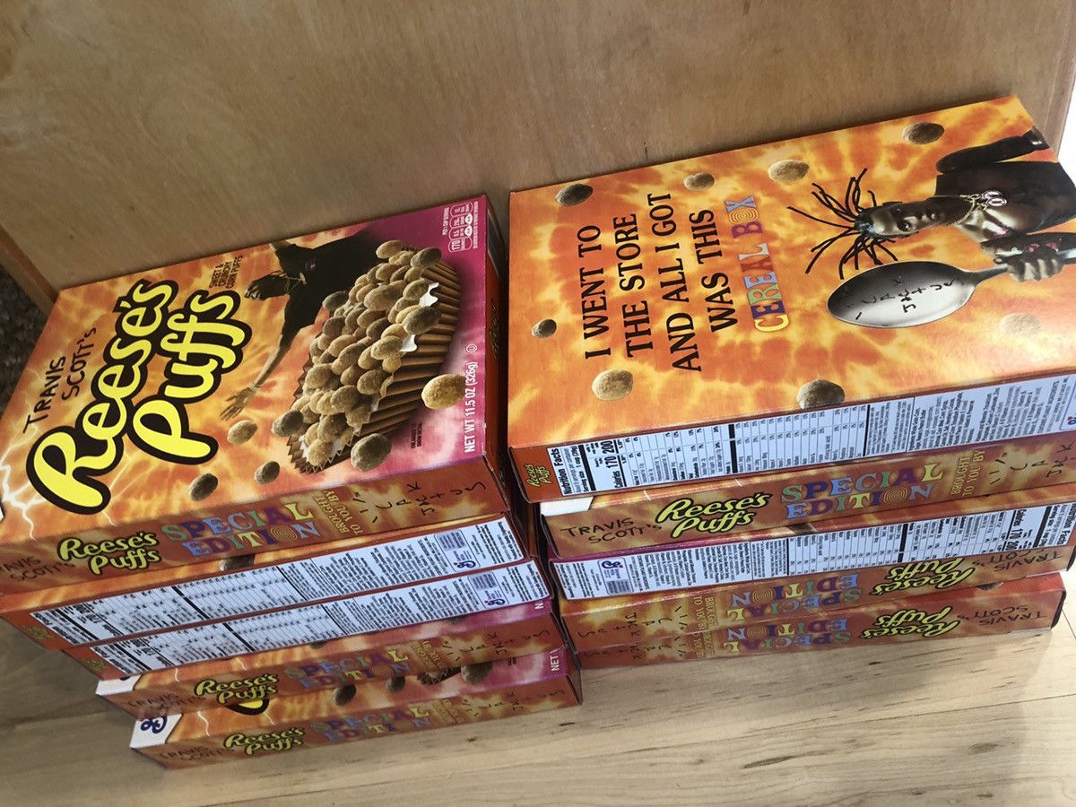 Travis Scott Travis Scott Reese’s puffs cereal box cactus jack tour ...