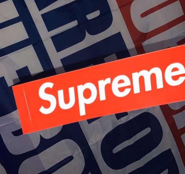 Supreme Supreme Red Box Logo Sticker (Free Shipping) | Grailed