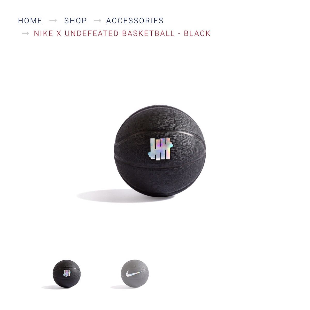 Nike Nike Undefeated Basketball Black - Kobe Mamba Day 824 Hoop | Grailed