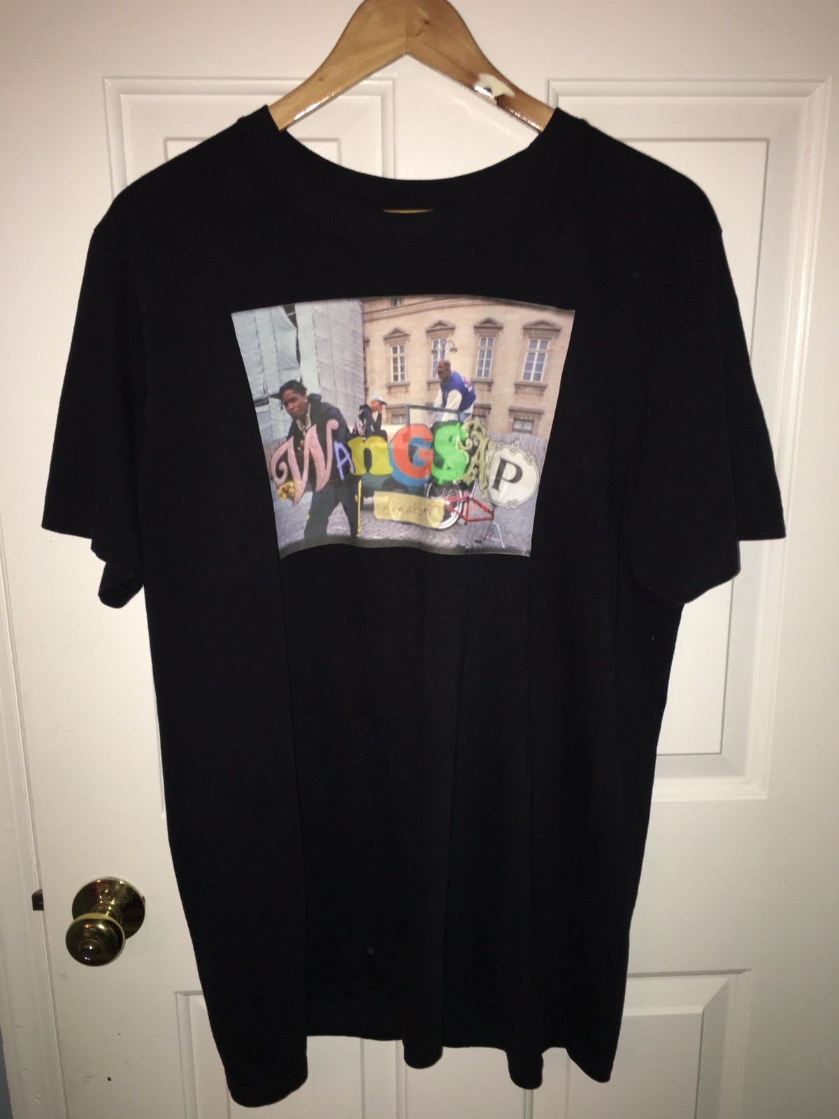 Tyler The Creator WANGSAP Potato Salad custom Black tee shirt | Grailed