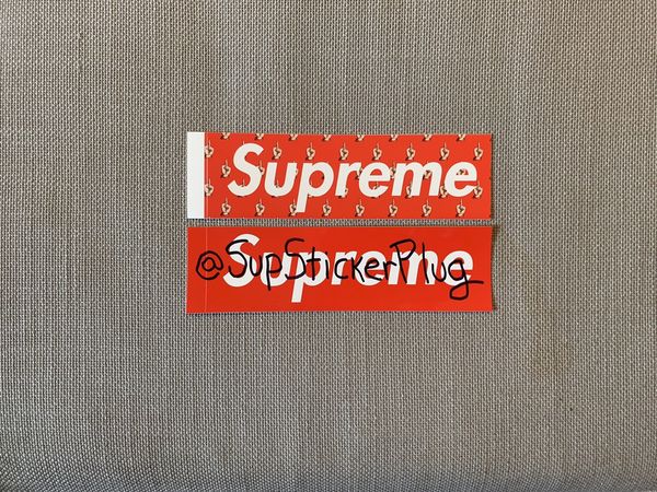 Supreme Supreme RARE Red Undercover Middle Finger Box Logo Sticker ...
