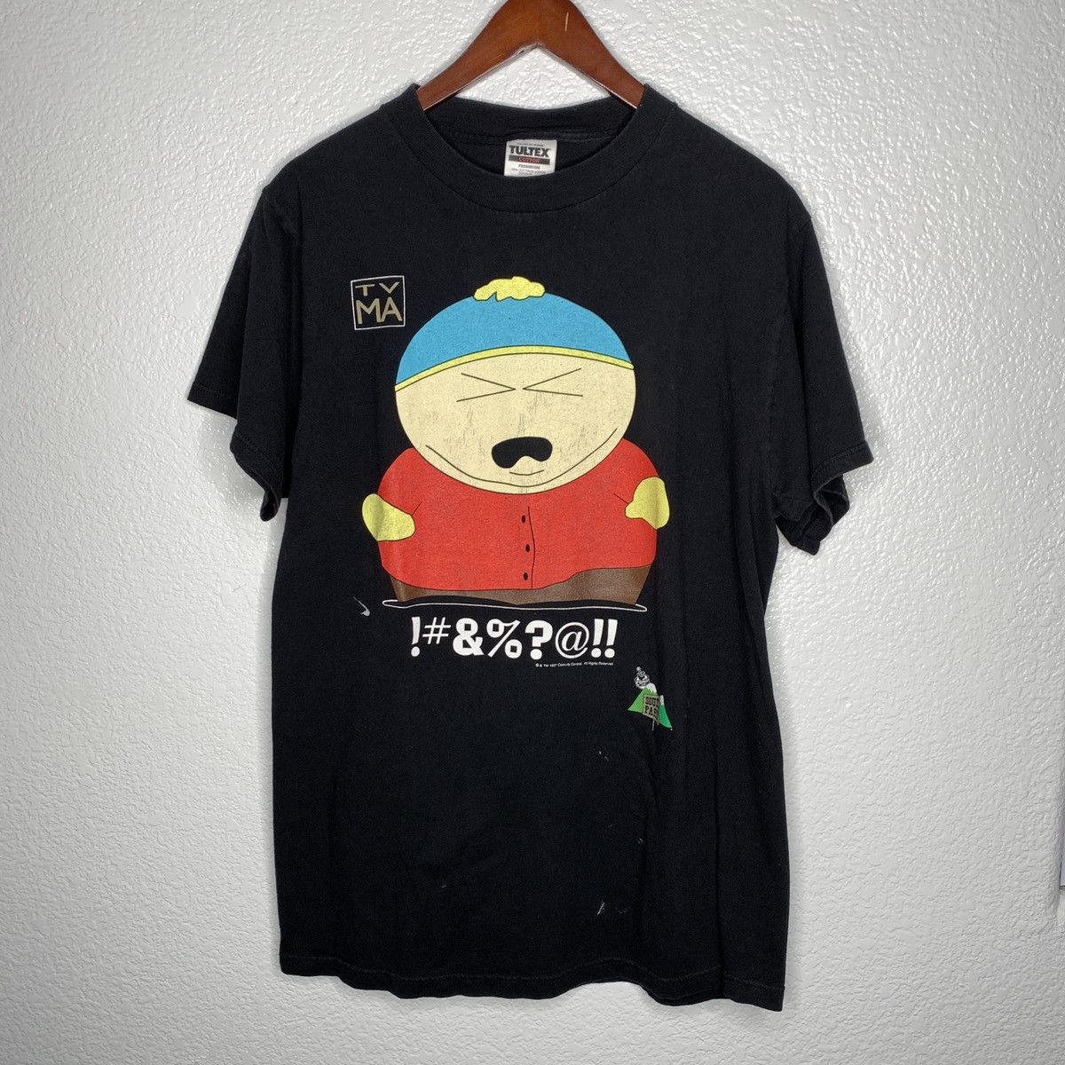 Vintage Vintage 1997 South Park Cartman cursing tee | Grailed