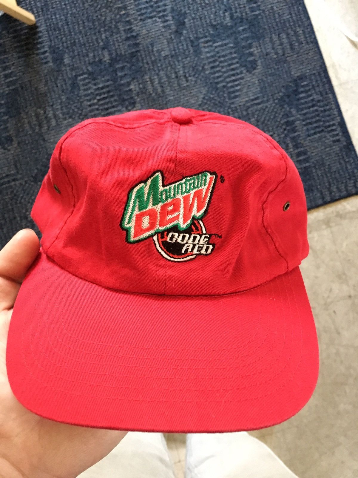 Vintage Vintage Mountain Dew Code Red Hat | Grailed
