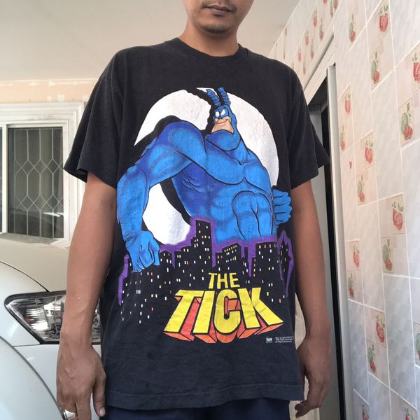 Vintage Vintage 1994 The Tick T-shirt Cartoon Comics 90s | Grailed