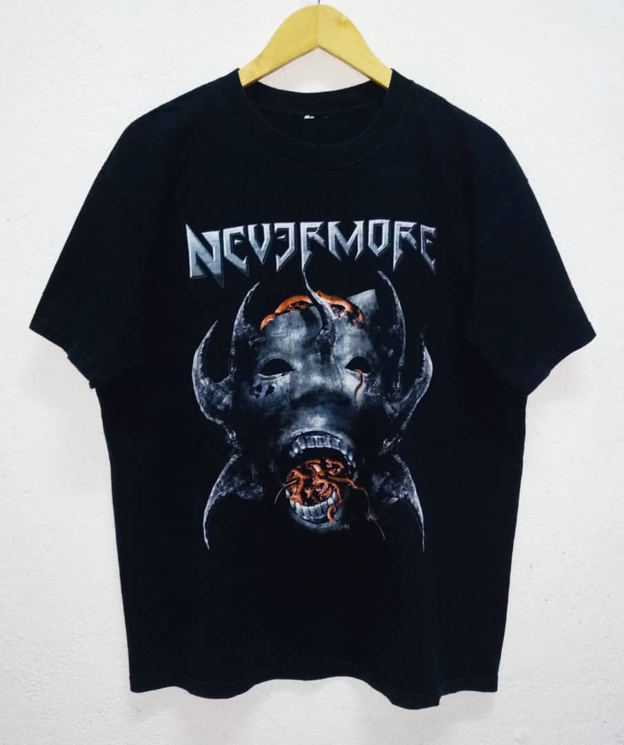 Vintage NEVERMORE Enemies or reality band T-Shirt american heavy metal ...