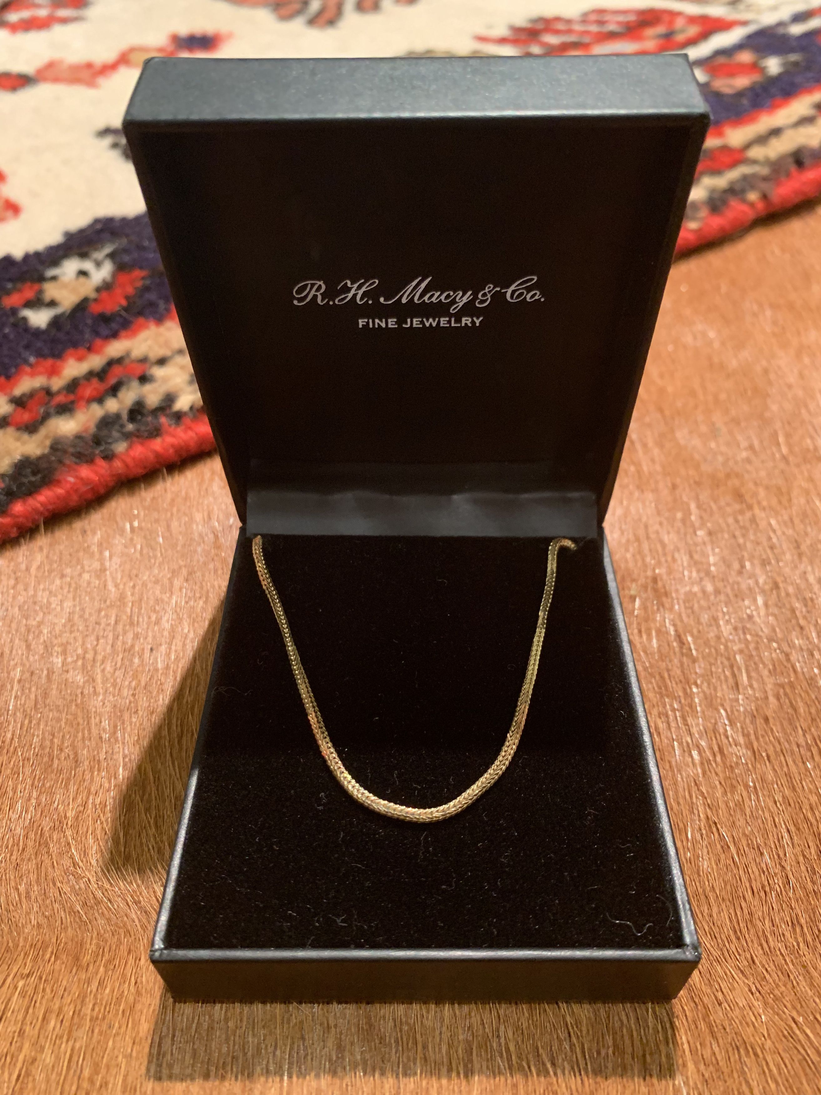 Macys 18k Solid Gold Chain | Grailed