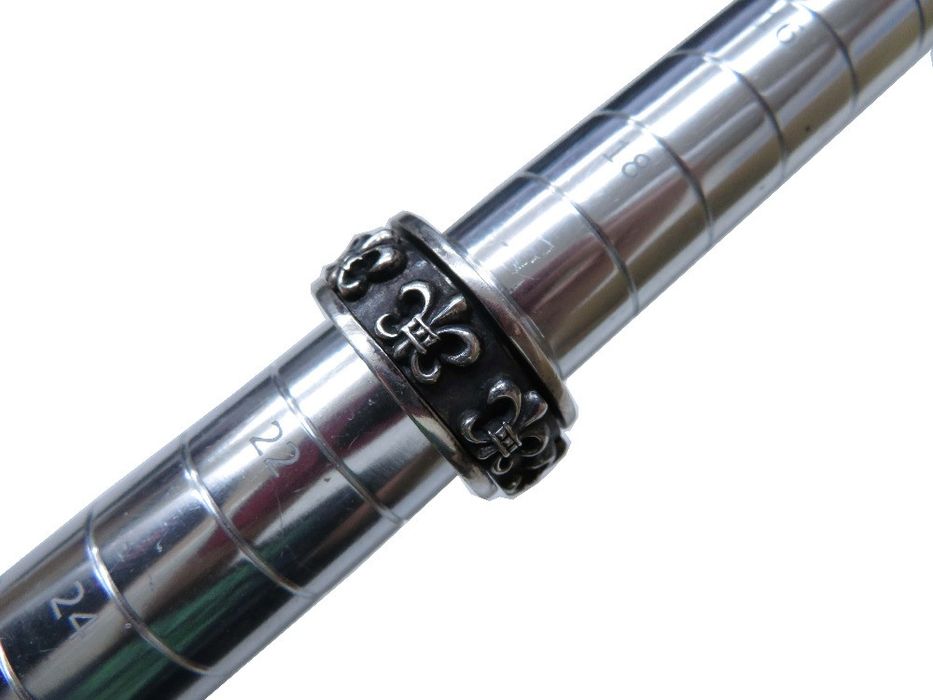 Chrome Hearts Ring Silver Thick Spinner with Overall BS Flare Design ...