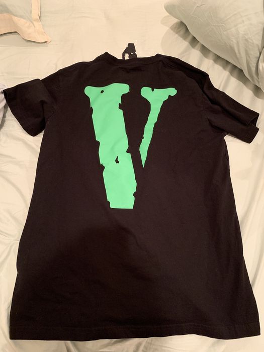 Vlone GREEN VLONE WEED TEE | Grailed