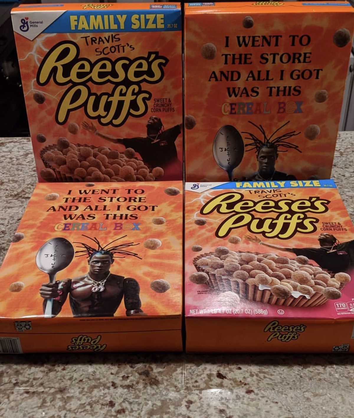 Travis Scott Brand New Travis Scott Cereal Family Size! | Grailed