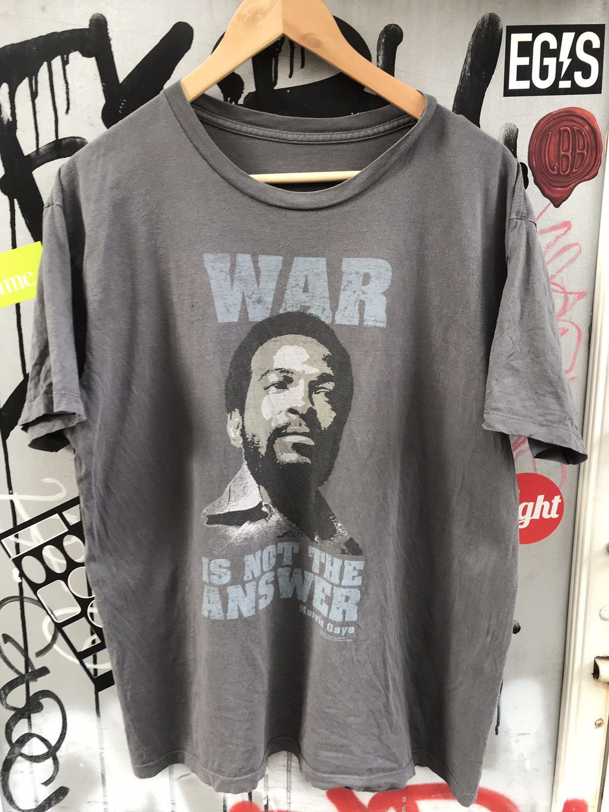 Vintage Marvin Gaye War Is Not the Answer 2005 T-Shirt | Grailed