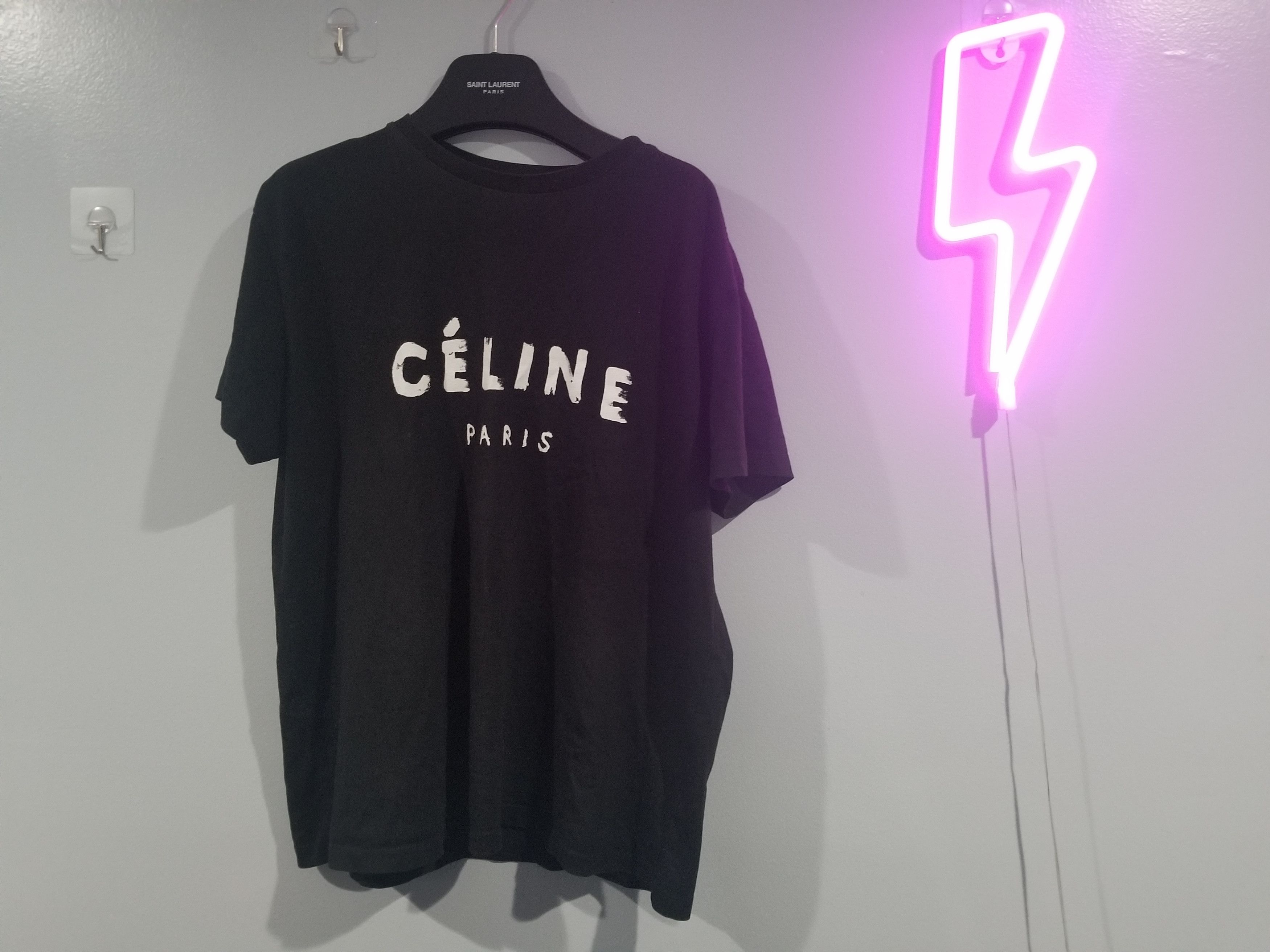 Celine celine old logo t shirt | Grailed