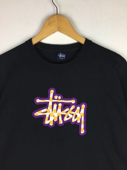 Stussy Stussy font rare spell out checker | Grailed
