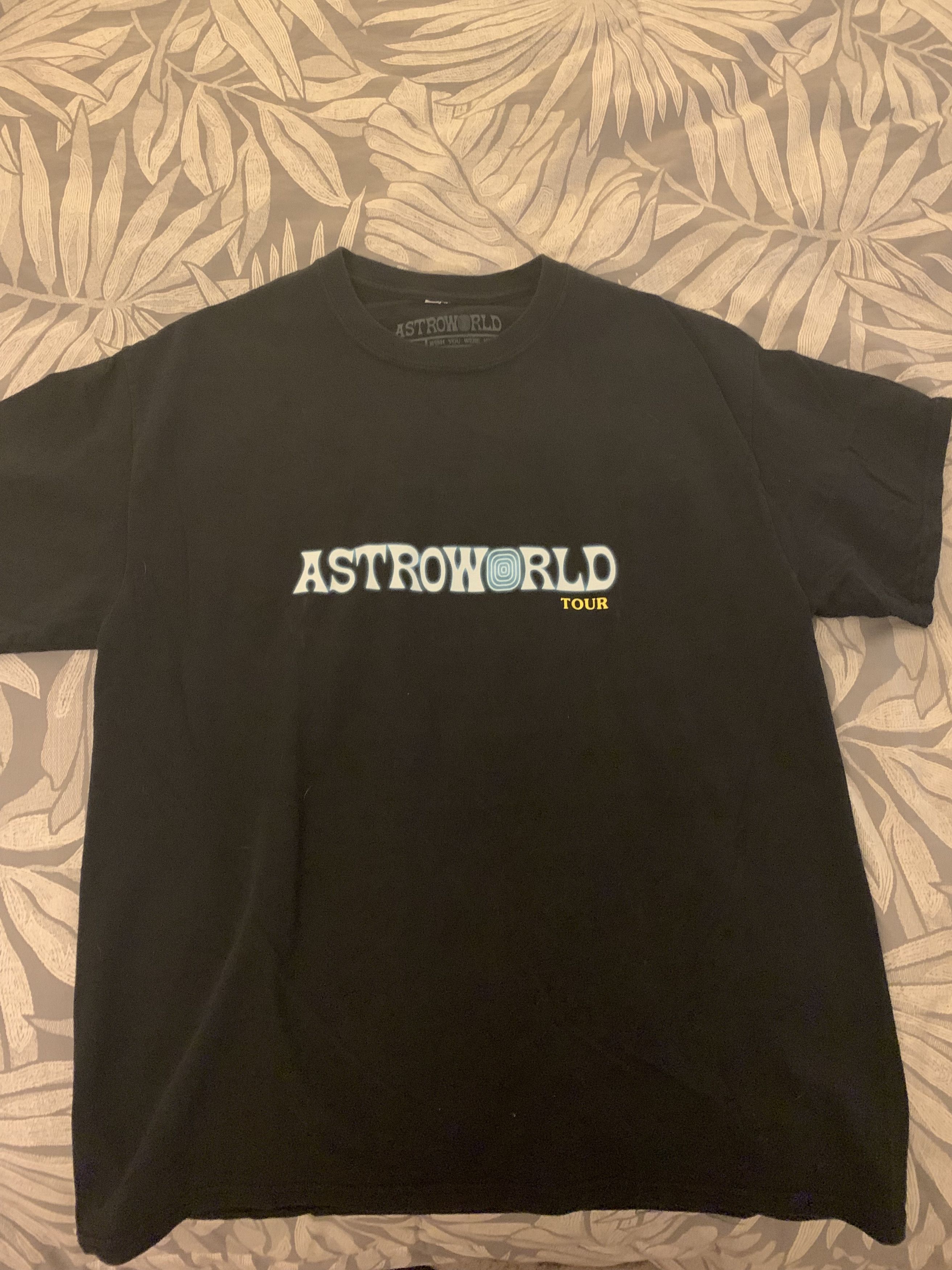 Travis Scott Travis Scott Astroworld Tour Tee 1 Black Medium Deadstock ...