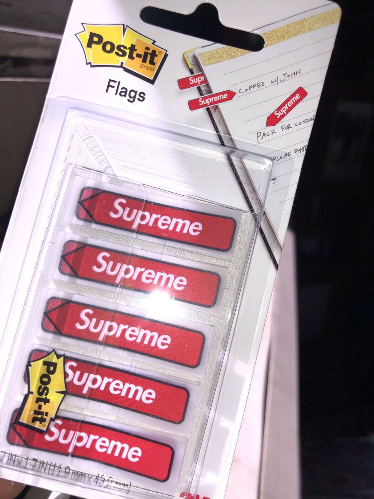 Supreme Post it Flags | Grailed