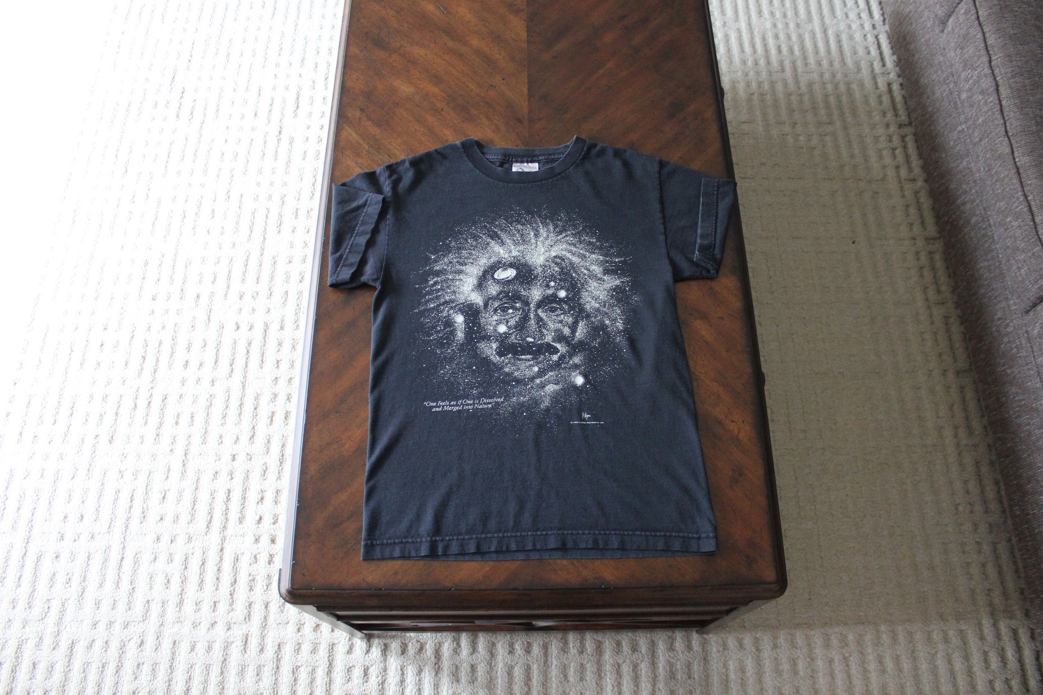 Vintage Vintage 93 Albert Einstein Galaxy Tee "One Feels as if One is ...