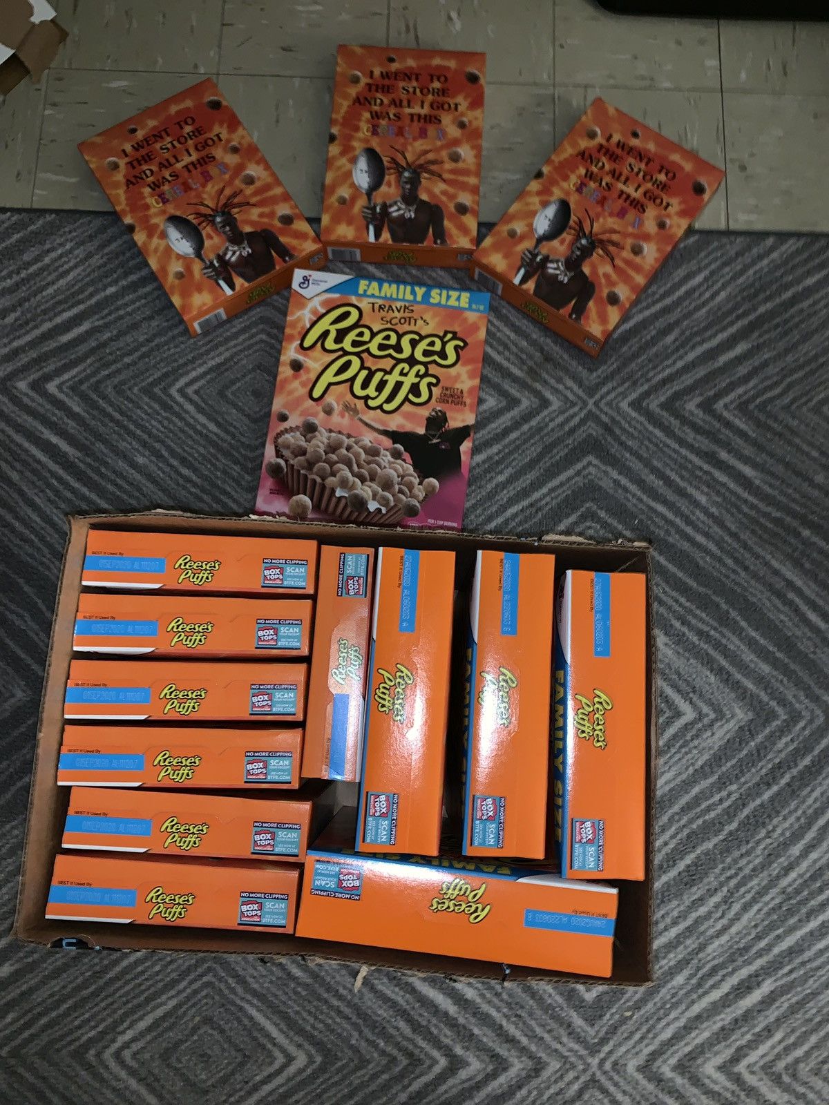Travis Scott Travis Scott Cereal Box Astroworld Cactus Jack | Grailed
