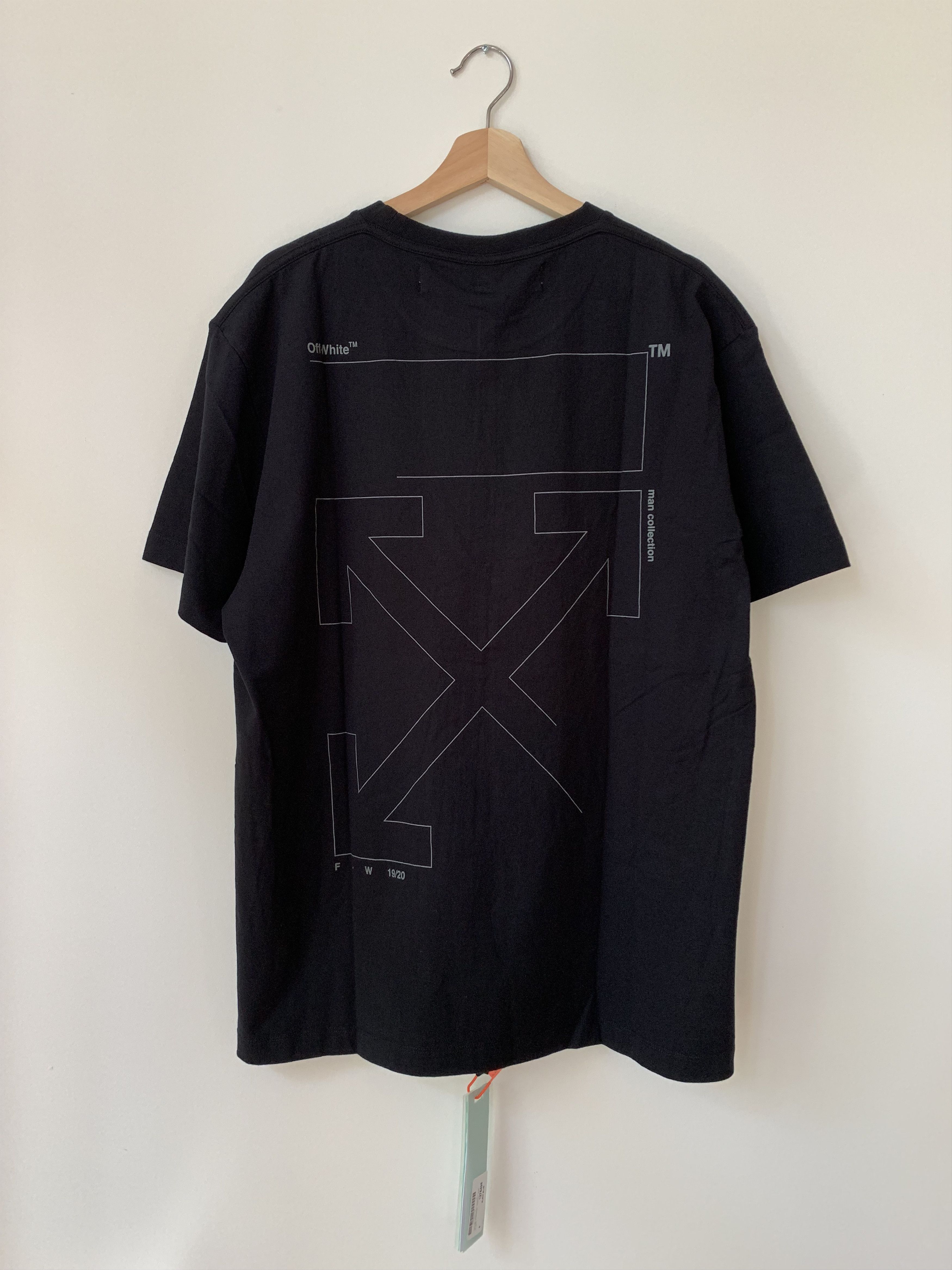 Off-White Off-White Oversized Unfinished Arrows Tee | Grailed