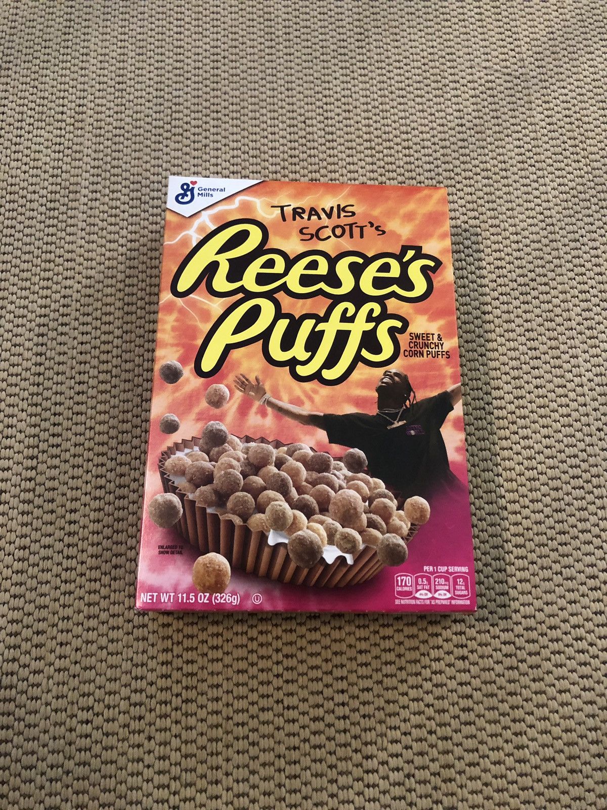 Travis Scott Travis Scott X Reeses Puffs Cereal Special Edition | Grailed