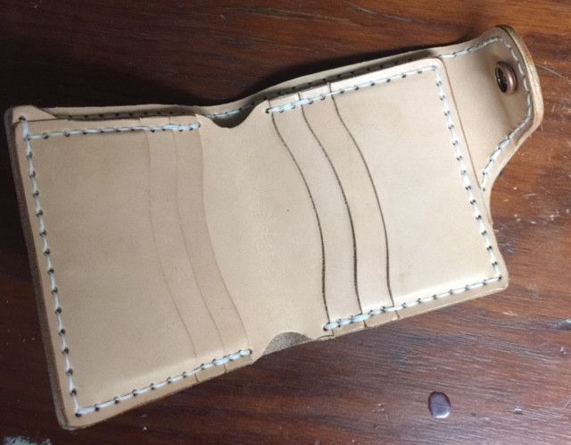 Corter Leather Snap Wallet | Grailed