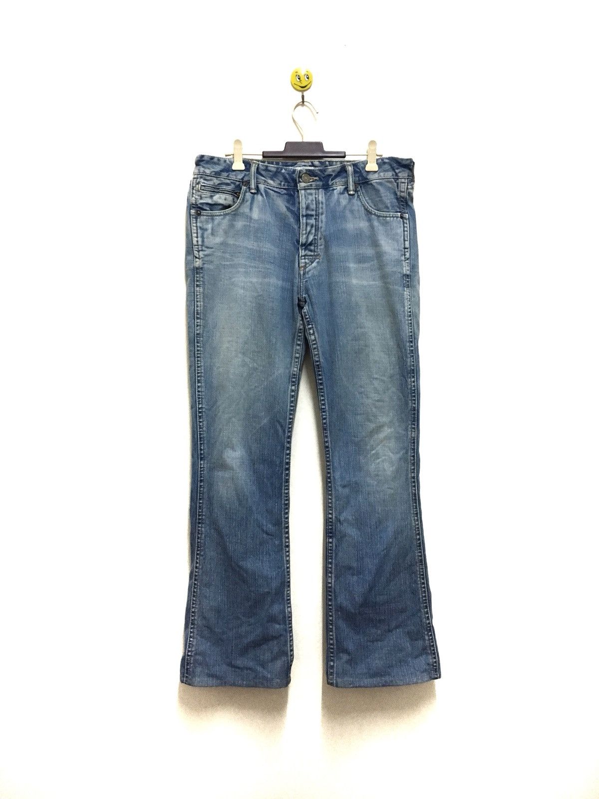 Pure Blue Japan Pure blue japan denim jean button bootcut original hand ...