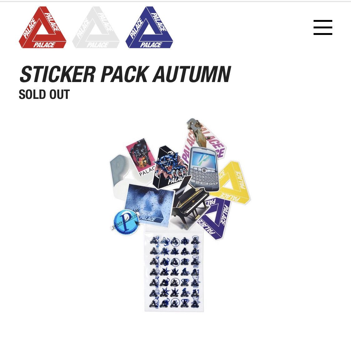 Palace Palace Sticker Pack | Grailed