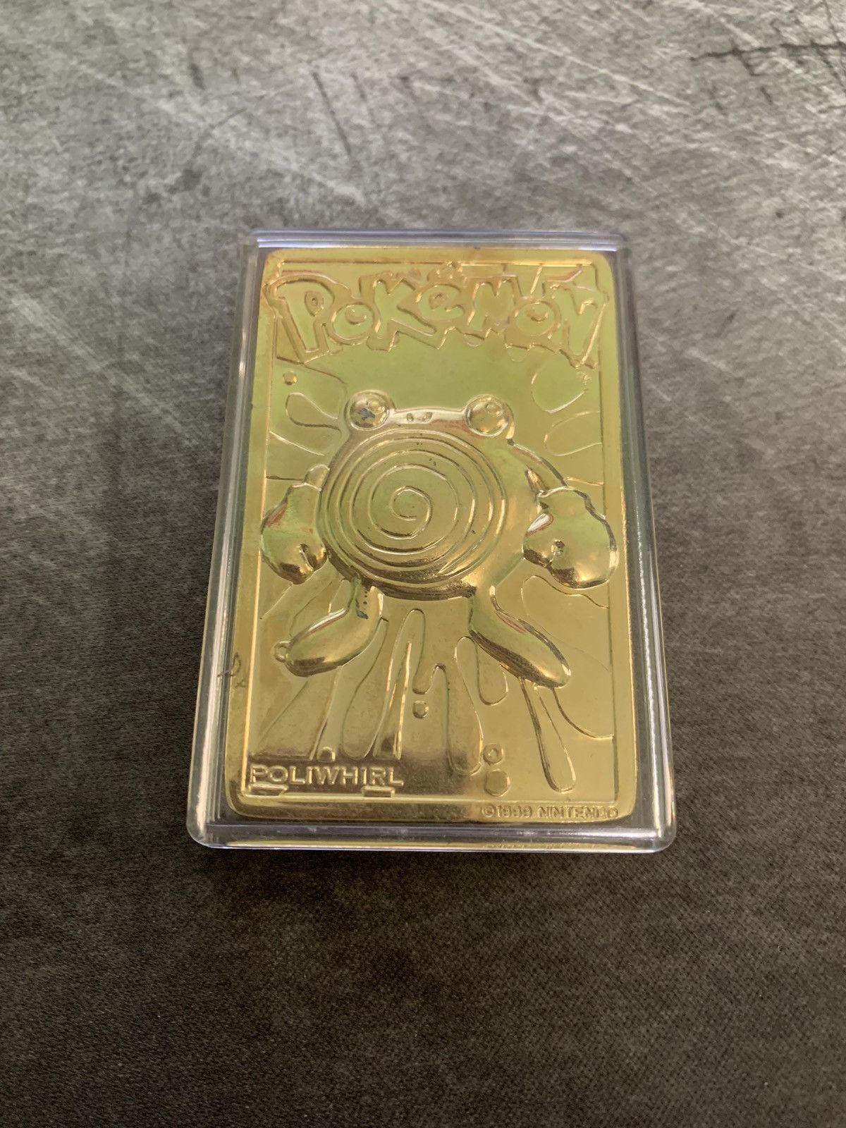 Pokemon Pokémon tadpole 23k gold plated 1999 | Grailed