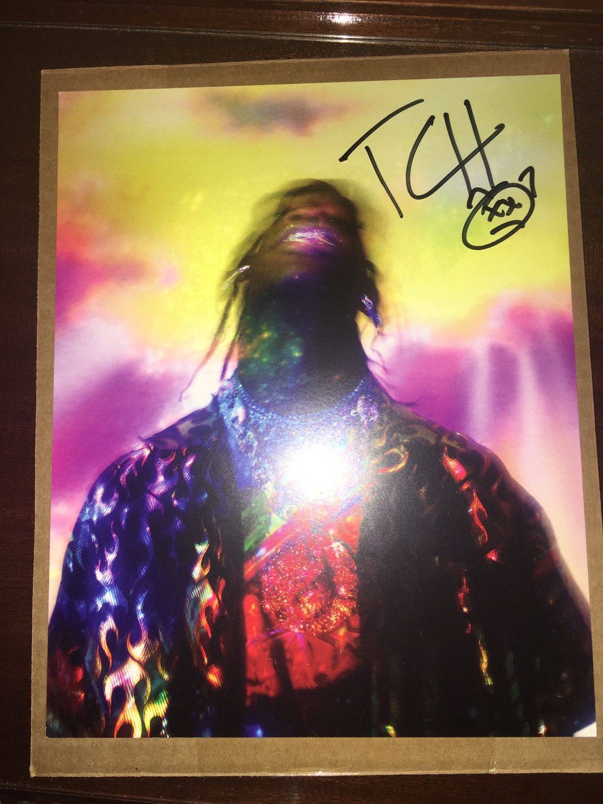 Travis Scott RARE Travis Scott SIGNED Astroworld Lithograph | Grailed