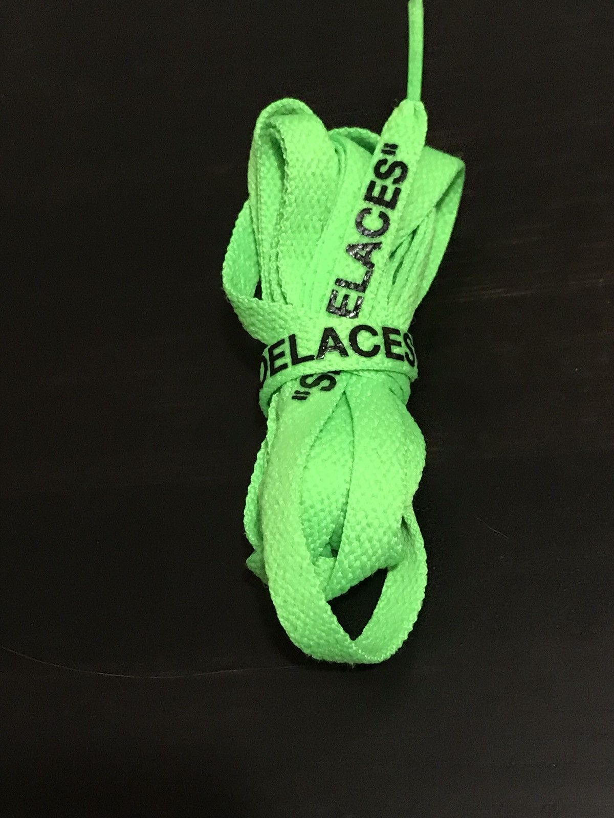 Nike Off White Laces Green Flat 64” | Grailed