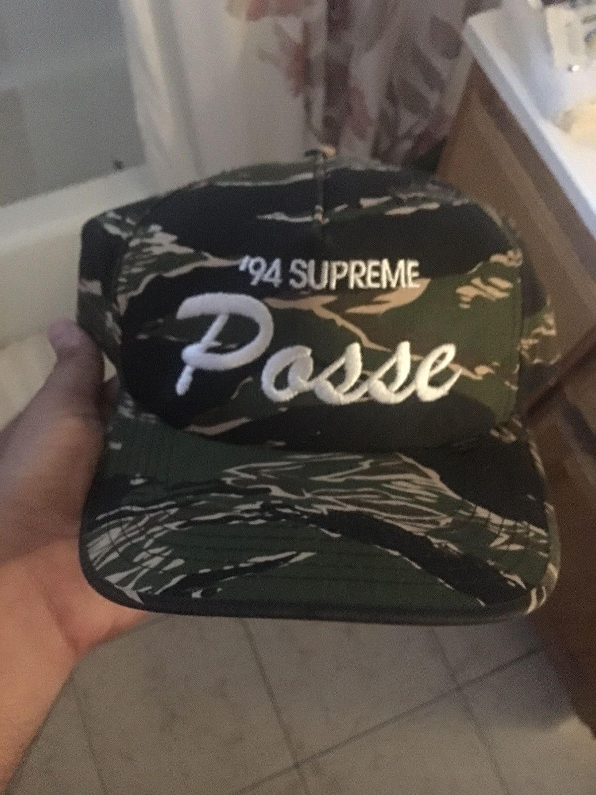 Supreme SupremeTiger Camo Posse Hat | Grailed
