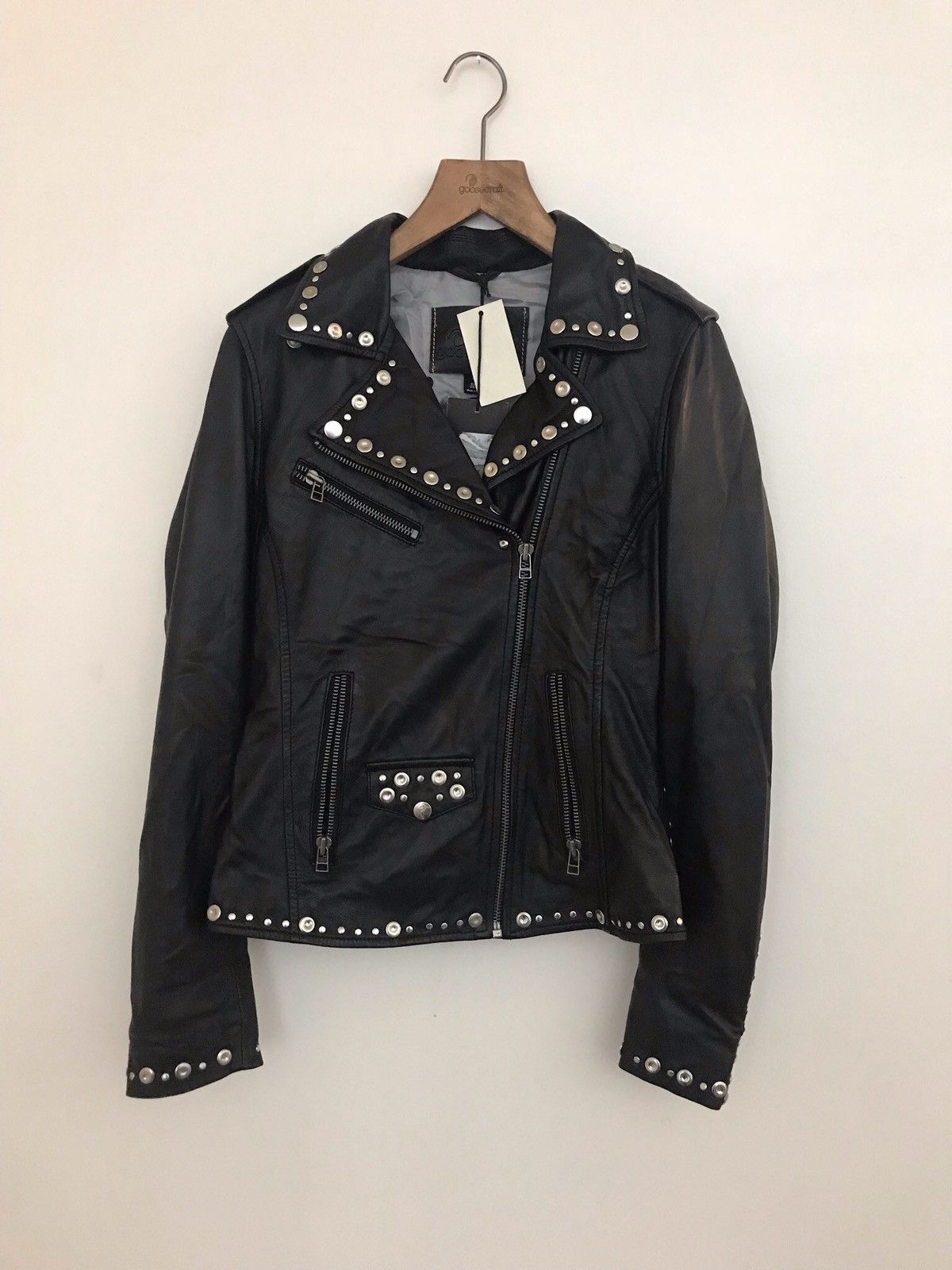 Goosecraft RARE Studded Leather Jacket | Grailed