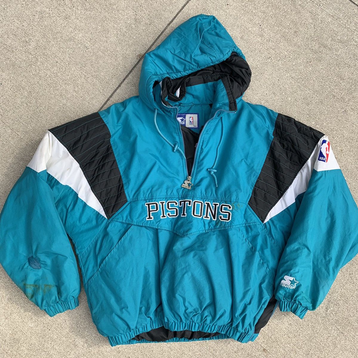 NBA × Starter × Vintage Vintage Detroit Pistons NBA Starter jacket 90s ...